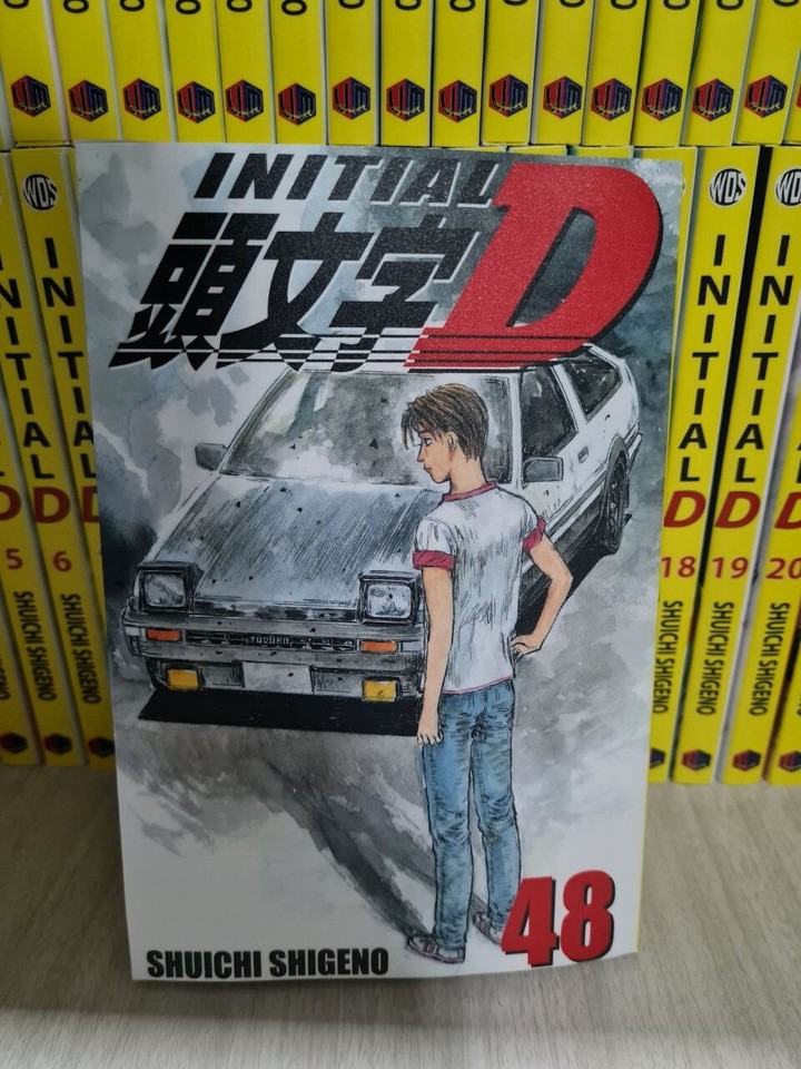 INITIAL D Manga Complete Set English Volume 1-48 (END) by Shuichi ...