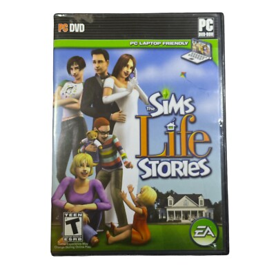 The Sims Life Stories Mac Computer Game Story Simulator + Manual ...