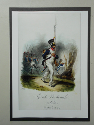 MILITARY PRINT-NAPOLEONIC FRENCH UNIFORMS: NATIONAL GUARD 1810-13 | eBay UK