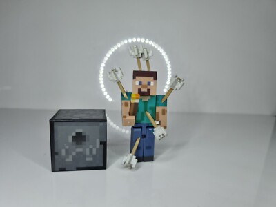 Minecraft,Series 4,Steve With Arrows,100%Complete ,Mojang/Jazwares ...