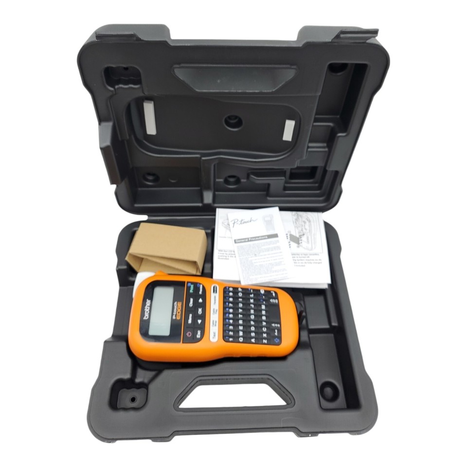 Brother PT-E110 Label Maker P-Touch PTE110 ** Includes: Carrying Case ...