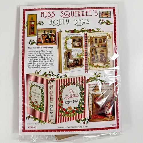 Robin Betterley Miss Squirrel's Holly Days Book Kit (Open Package) | eBay