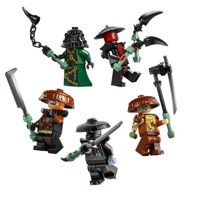 LEGO Ninjago Forbidden Five Minifigure Lot – Rox, Kur, Zarkt, Nokt ...