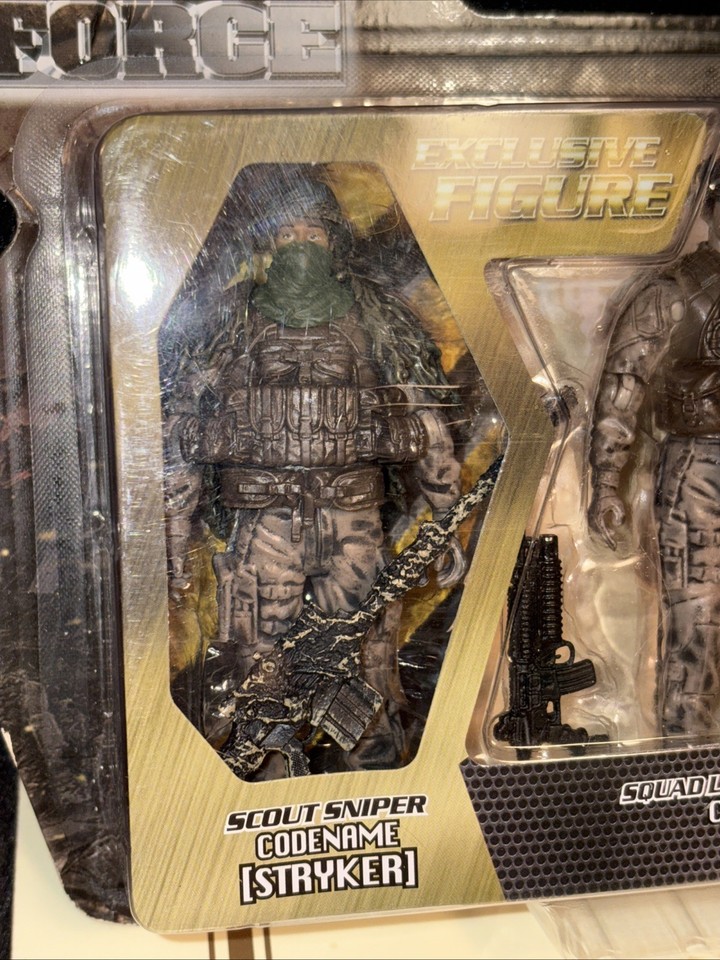 BBi Elite Force Marine Force Recon Action 5 figure Set, 1/18 (3.75 ...