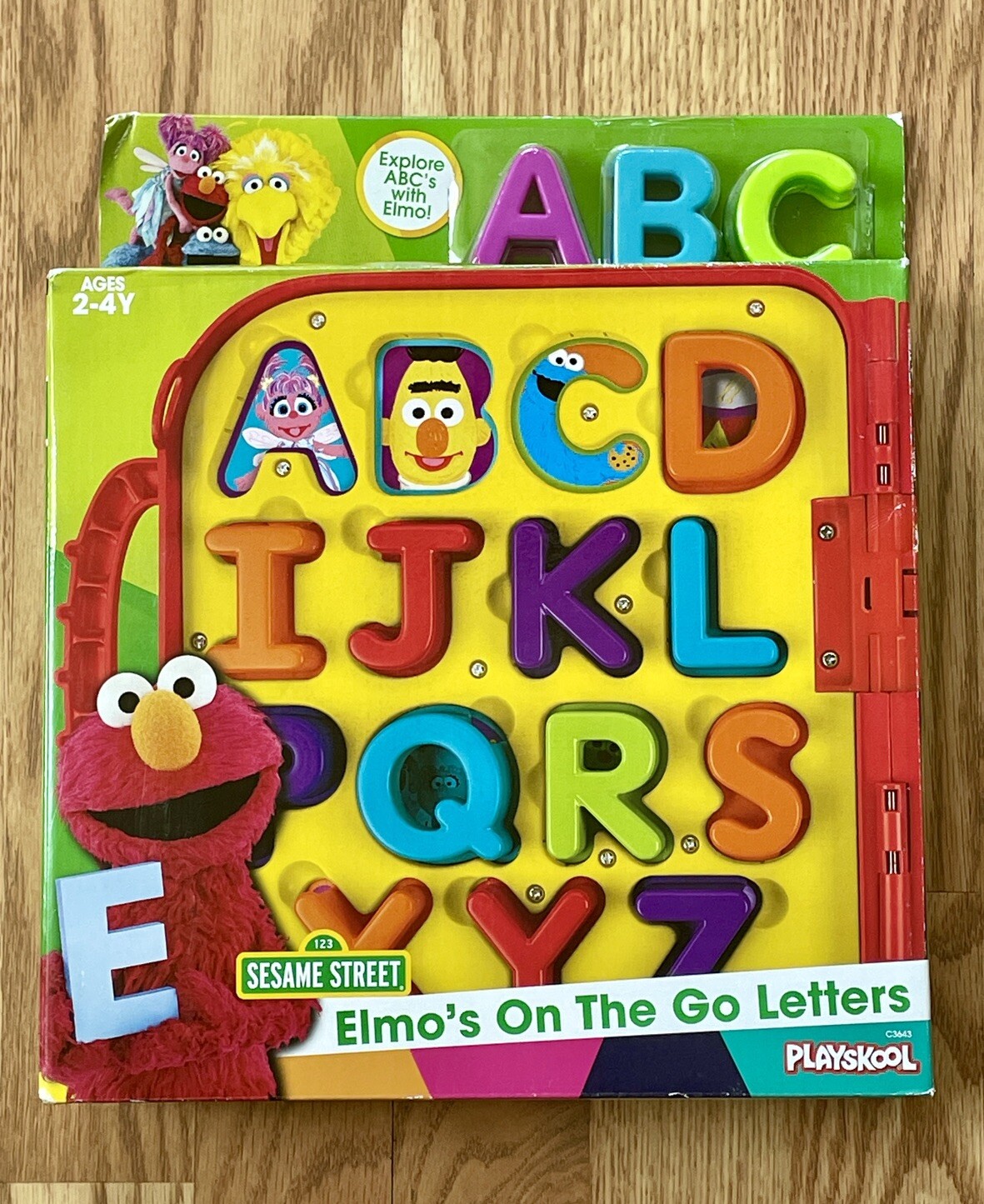 PLAYSKOOL SESAME STREET “ELMO ON THE GO LETTERS” PLAYSET TAKE ALONG ...