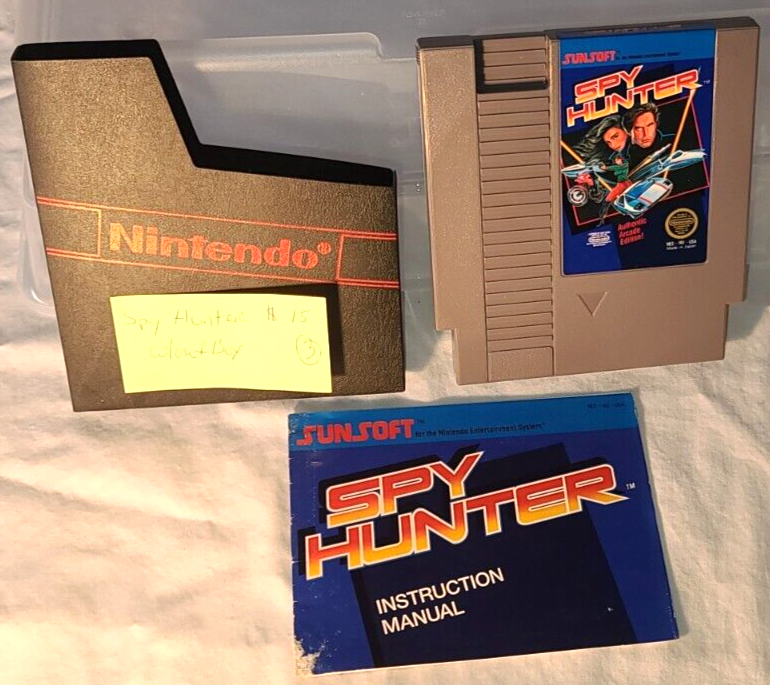 Vintage Spy Hunter (Nintendo Entertainment System, 1987) cartridge ...