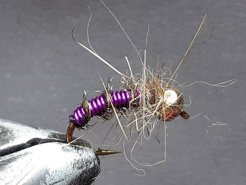 1 DOZEN TUNGSTEN HEAD PURPLE NYMPHS FOR FLY FISHING-TUNG 221 | eBay