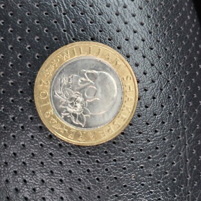 william shakespeare 2 pound coin skull | eBay UK
