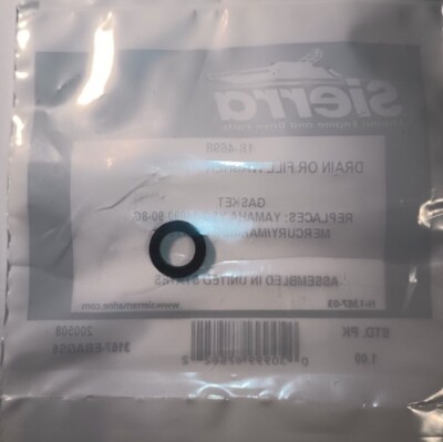 SIERRA MARINE 18-4698 DRAIN FILL WASHER, Replaces 27-81987M, YSG-14090 ...