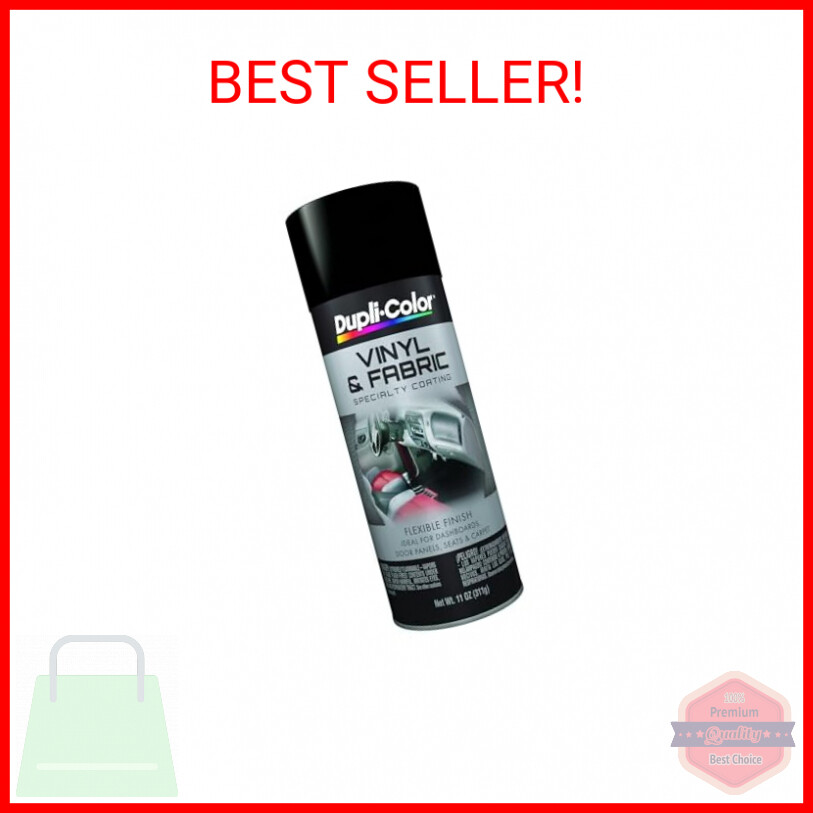 Dupli-Color HVP106 Vinyl and Fabric Coating Spray Paint - Flat Black ...
