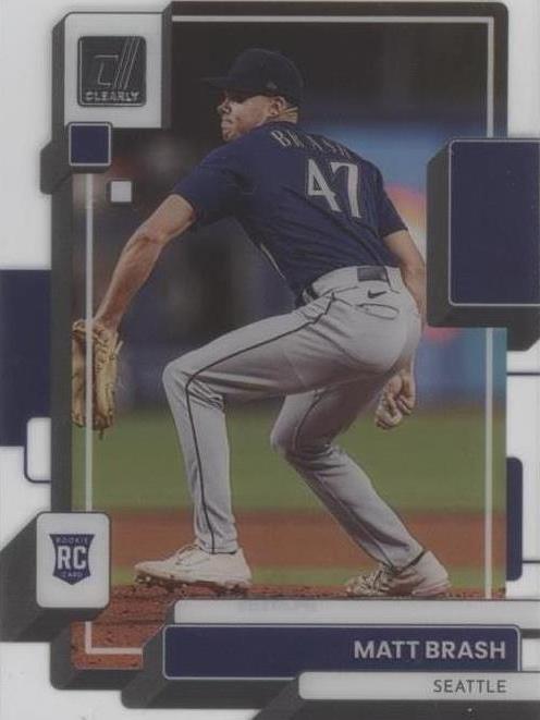 2022 Panini Chronicles - Clearly Donruss Matt Brash #5 (RC) for sale ...