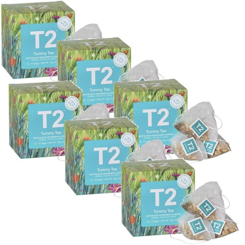 NEW T2 Tummy Tea Teabag 10 Pack Tea 6x Box Tea Bags BULK | eBay