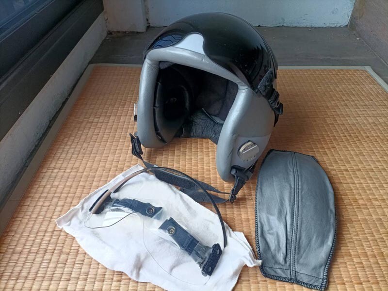 Usaf Fighter Pilot Helmet Original Cold War Era Gentex Hgu 55/p Usaf