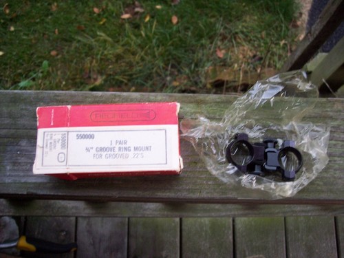 3/4" Redfield Rimfire Scope Rings ~22 Rail~ NOS | eBay