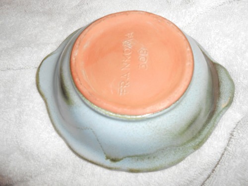 Frankoma 30 B 2 Small Bowls Green Blue Tones | eBay