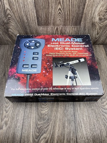Meade #492 Dual Motor Electronic Control (EC) System New Open Box | eBay