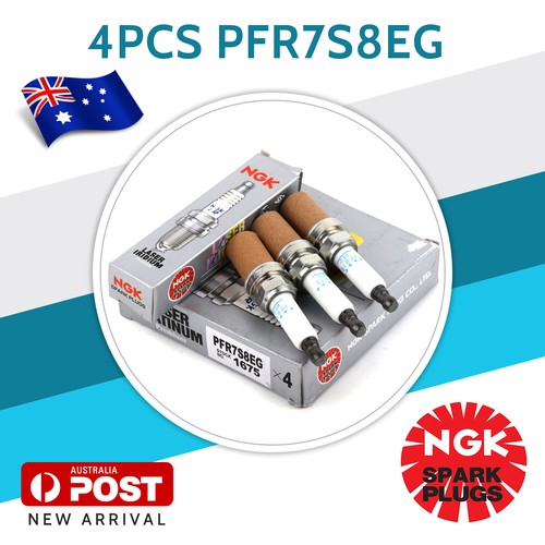 OEM NGK 4PC LASER PLATINUM PFR7S8EG 1675 SPARK PLUG FOR TIGUAN A3 A4 A5 ...