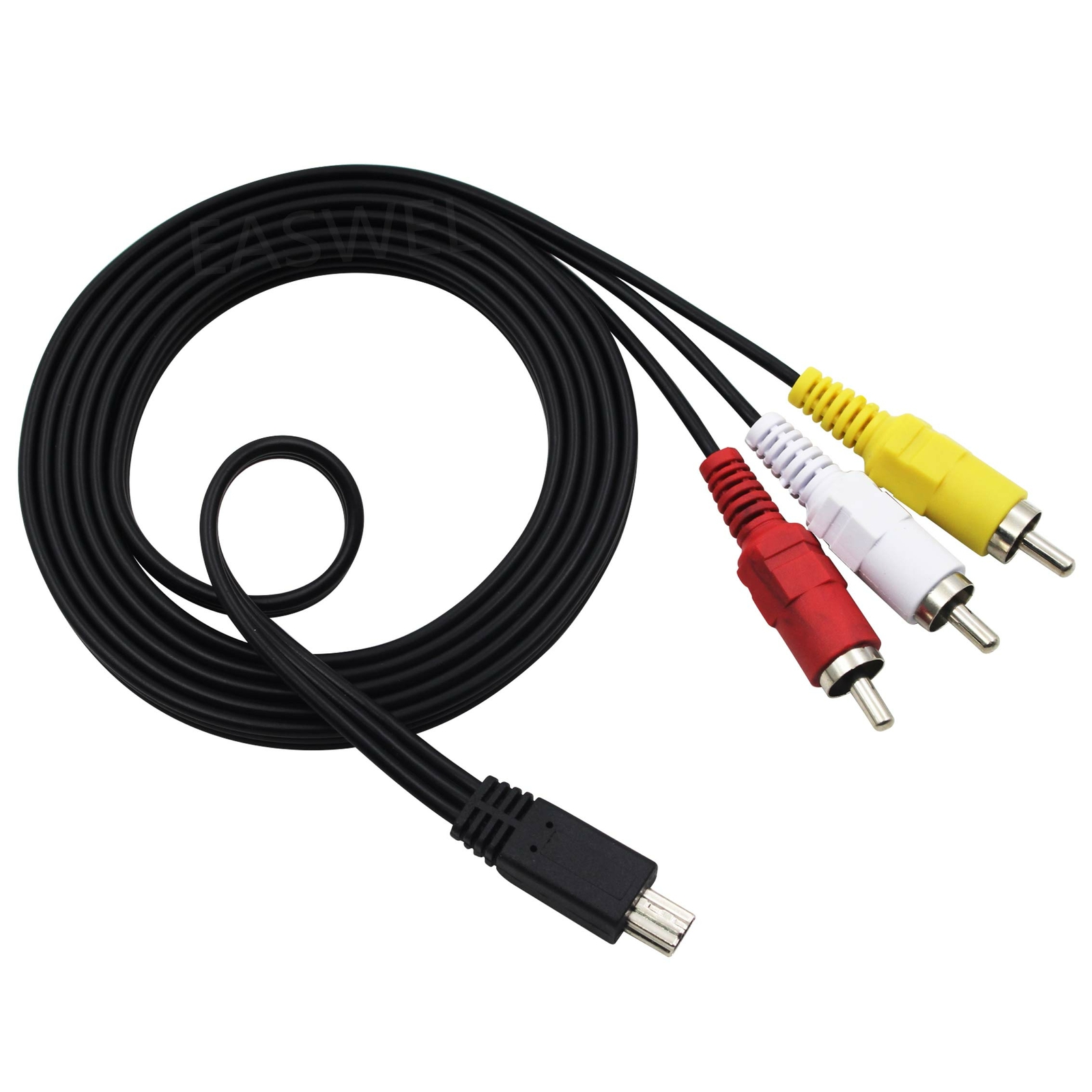 Mini USB To 3 RCA AV Audio Video Cable for Canon PowerShot SX230 HS ...