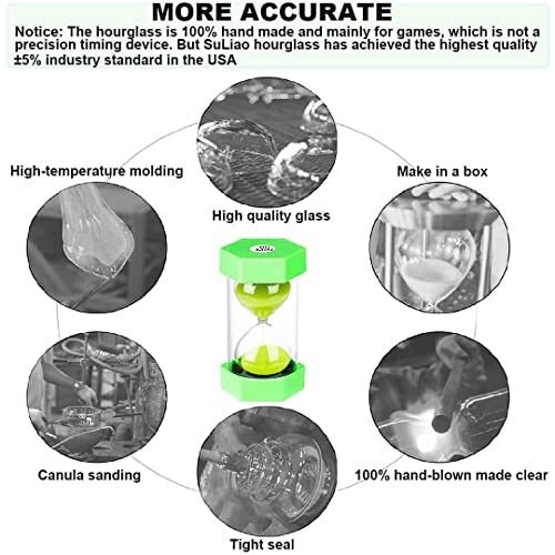 60 Minute Hourglass Sand Timer Sandglass Timer for Games Classroom | eBay