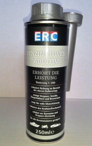 ERC Benzin Power Additiv 250ml Systemreiniger Schutz 40-60L | eBay.de