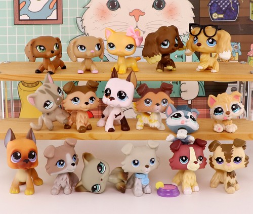 17 Lot Pet Shop LPS Dogs and Cats Collectable & Accessories Rare lps ...