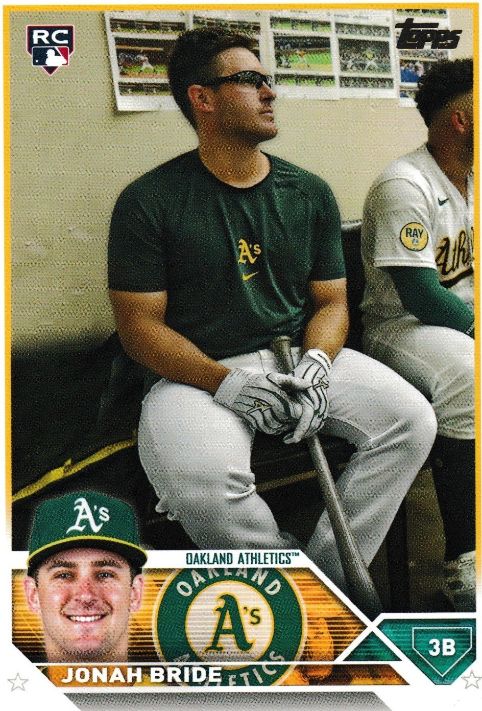 2023 Topps Series 1 - Jonah Bride #95 Ssp Image Variation Golden Mirror ...