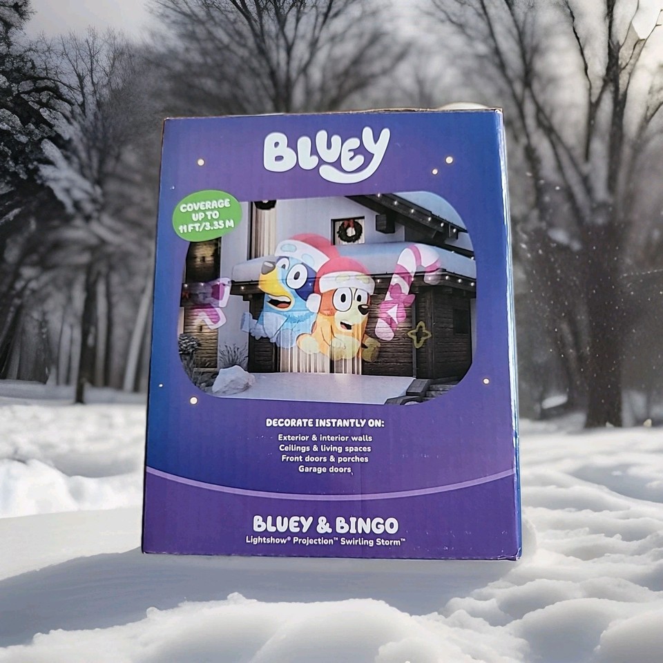 Bluey & Bingo Outdoor Christmas Lightshow Projector 2025 Sold Out In ...