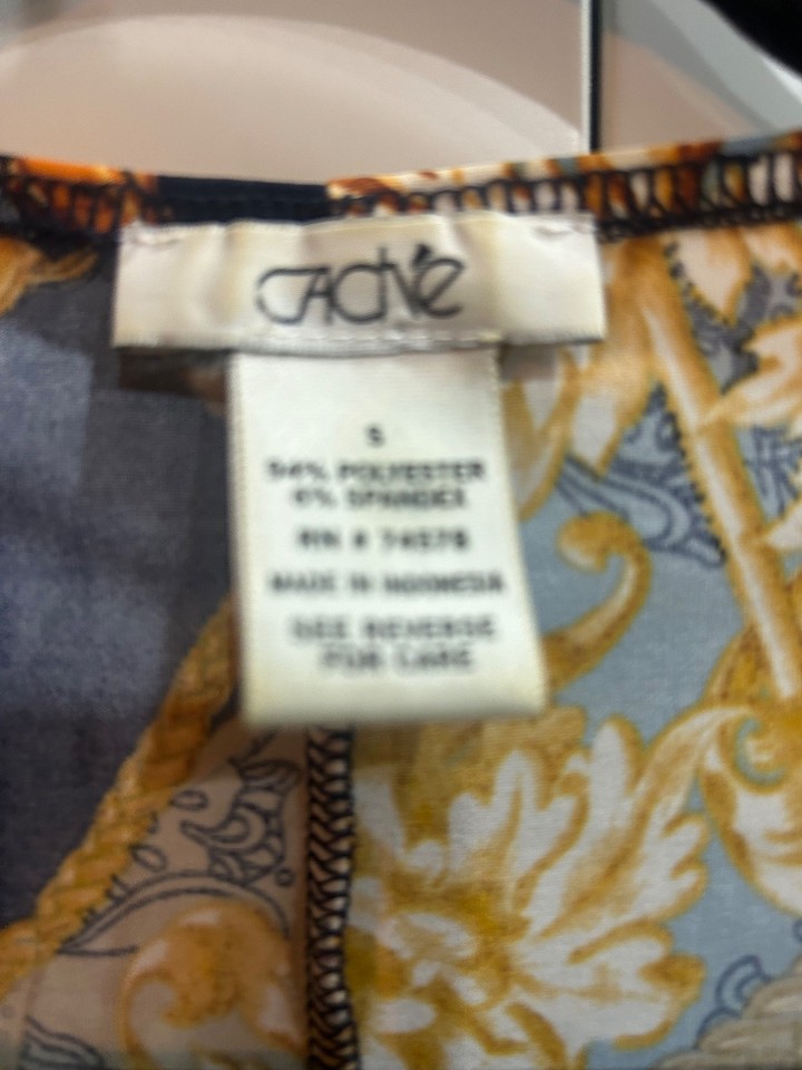 Caché Baroque Chain Print Wrap Top | eBay UK