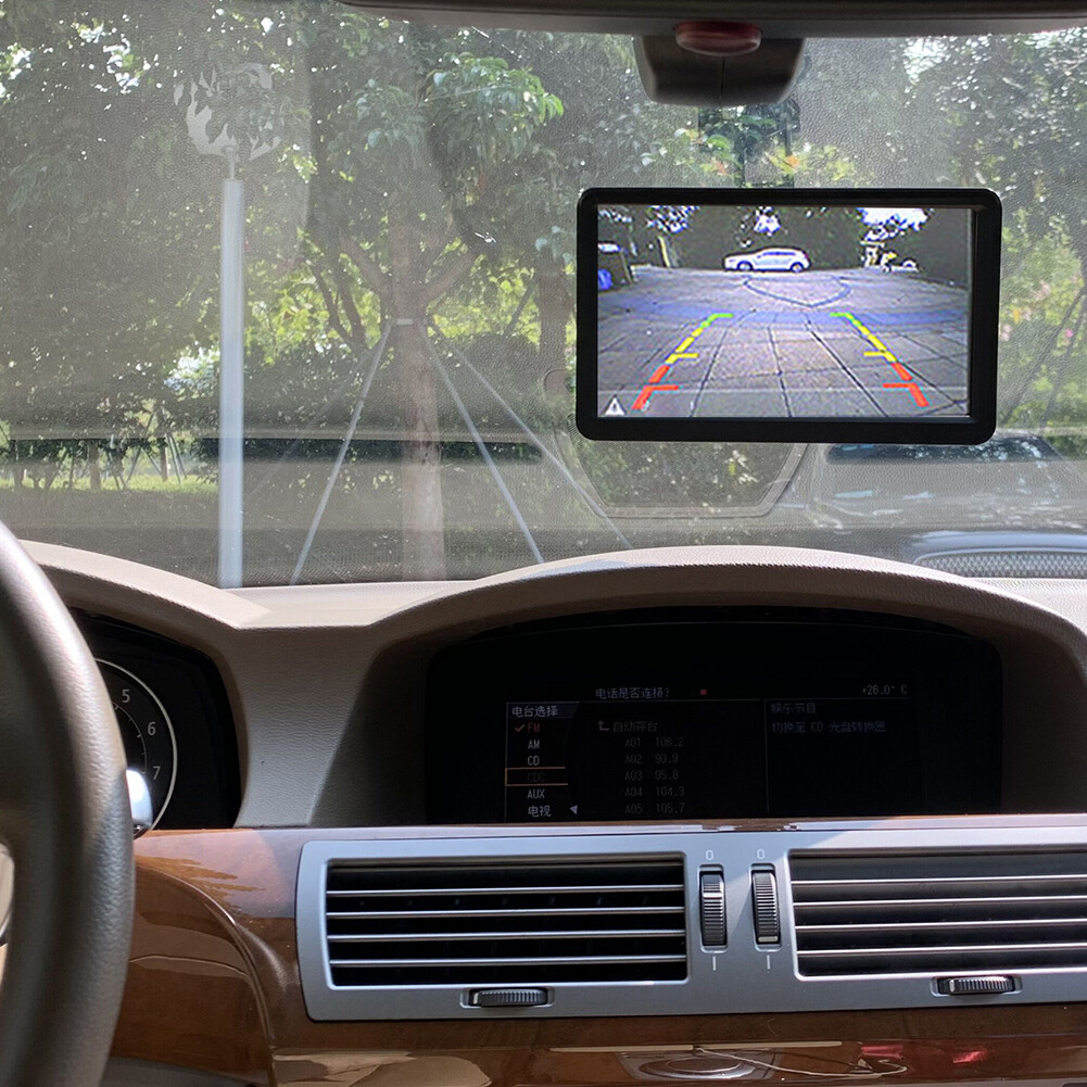 Car Rear View Display with Camera HD Video Security 16/9 Monitor (12LED ...