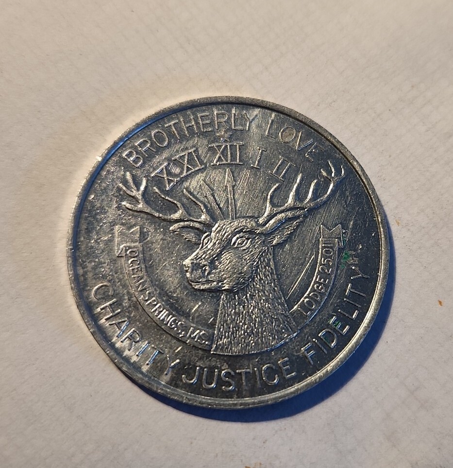 Elks Lodge Oceans Springs MS Krewe Of The West Mardi Gras Token Coin | eBay