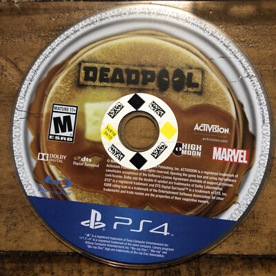Deadpool Sony PlayStation 4 PS4 Video Game Disc Only PlayStation PS5 ...