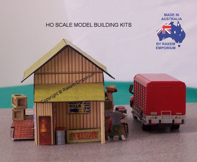 HO Scale Freight DEPOT Model Railway Building Kit - REFD1 for sale ...