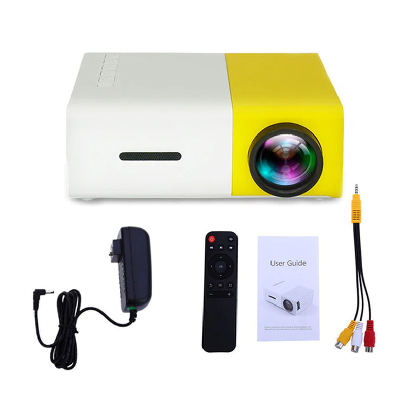 Mini Projector YG300 Pro LED Supported 1080P Full HD Portable Beamer ...