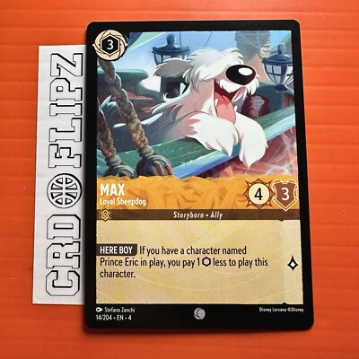 Max - Loyal Sheepdog 14/204 - Disney Lorcana TCG Ursula's Return | eBay