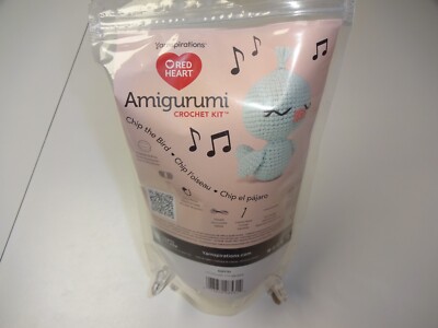 Yarnspirations Red Heart Amigurumi Crochet Kit Chip The Bird | eBay