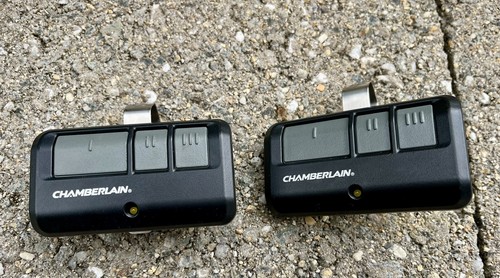 Two(2) NEW Chamberlain LiftMaster 953ESTD 3 Button Remote Garage Door ...