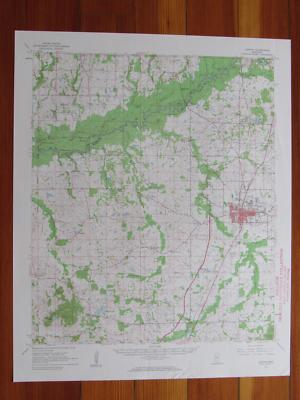 Canton Mississippi 1963 Original Vintage USGS Topo Map | eBay