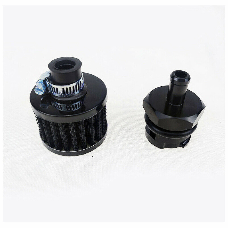 Black Valve Cover Oil Cap Breather Fitting Filter For LSX LS1 LS2 LS3 ...