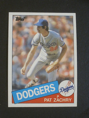1985 TOPPS PAT ZACHARY LOS ANGELES DODGERS CARD #57!!!!!!! | eBay