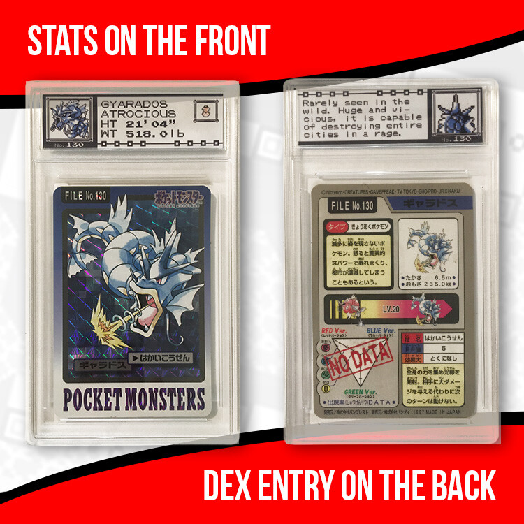 PURE NOSTALGIA! 🔥CUSTOM POKEDEX SLAB CARD DISPLAY🔥 YOU PICK any Gen1 ...