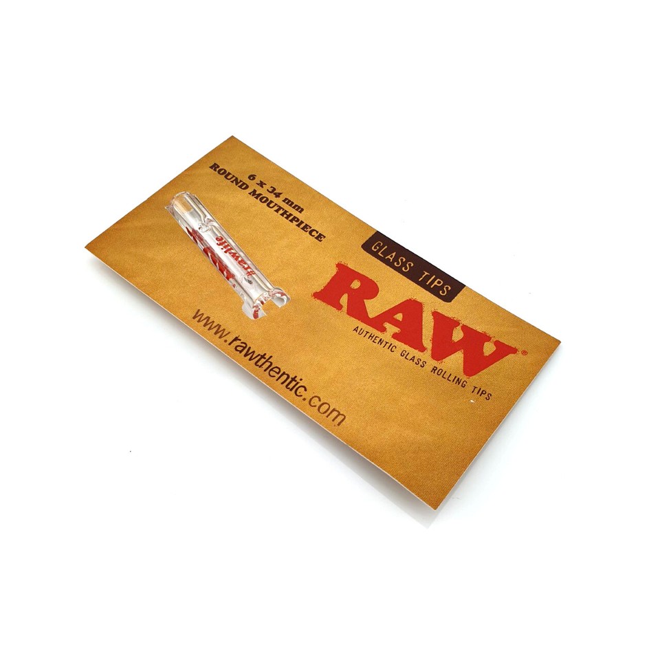RAW Glass Filter Tip Round or Flat 6mm Mouthpiece | eBay