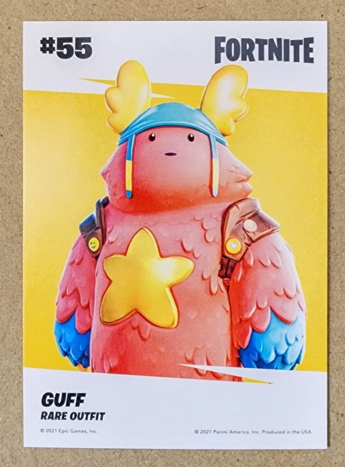 2021 Panini Fortnite Series 3 Guff Rare Outfit Base #55 Non Holo USA | eBay