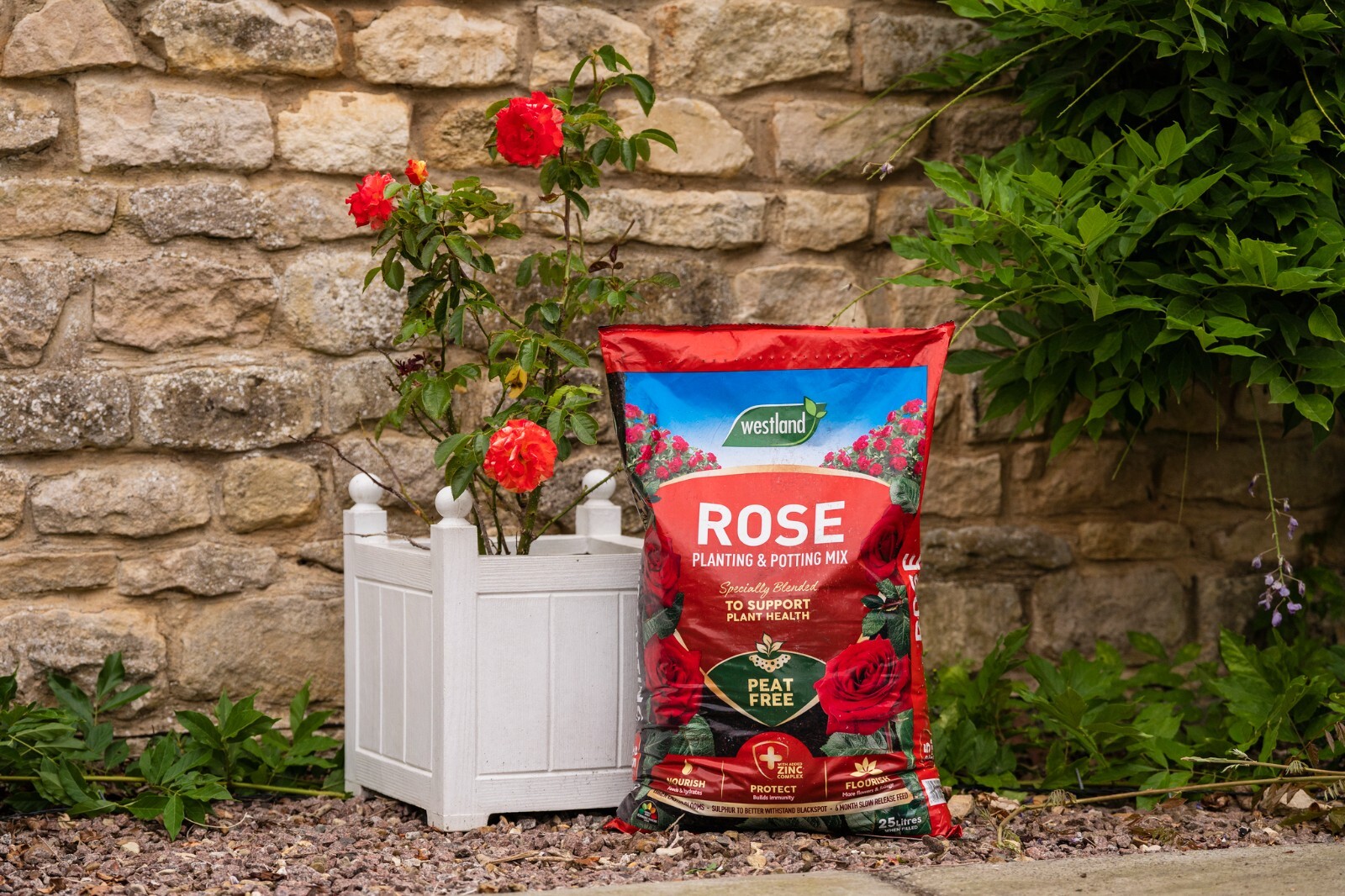 ROSE COMPOST ORGANIC PLANT POTTING MIX COMPOST FOR ROSES 25L 50L NEW ...