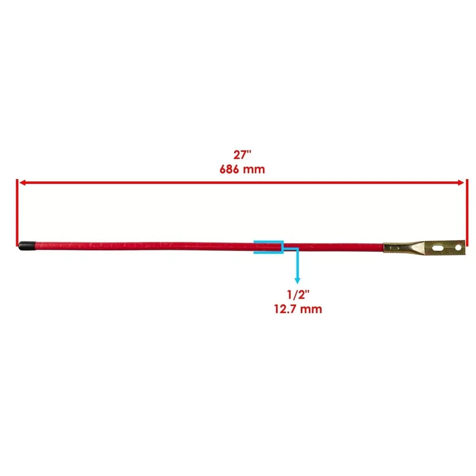 6PK Snow Plow Guide Stick Markers 27" Pair for Western 62265/Boss ...