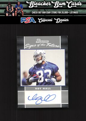 2007 Bowman Roy Hall SF-RH Signs of the Future Auto | eBay