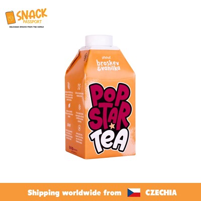 Czech Non-alcoholic Drink Popstar Tea Peach Vanilla. Tasted by ...
