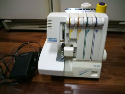 Excellent White Speedylock Serger Sewing Machine Model 299/299D w/Pedal ...