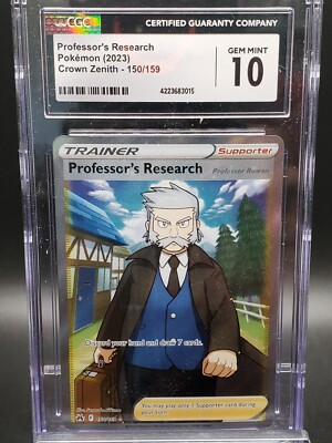 2023 Pokemon Professor's Research Crown Zenith 150/159 Cgc 10 | eBay