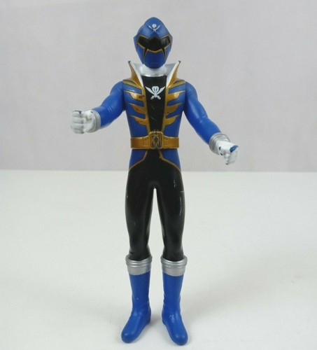 2011 Bandai Japan Power Rangers Megaforce Blue Ranger 7" Vinyl Figure ...