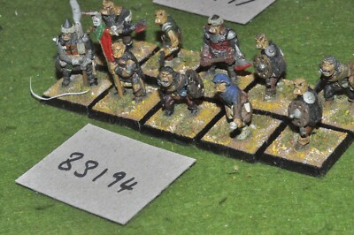 28mm fantasy / orc - 10 orc warband (metal) warhammer citadel - (83194 ...